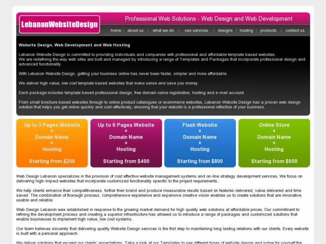 Lebanon Website Design