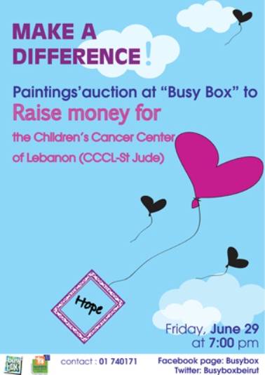 Children's Cancer Center Art Fundraiser