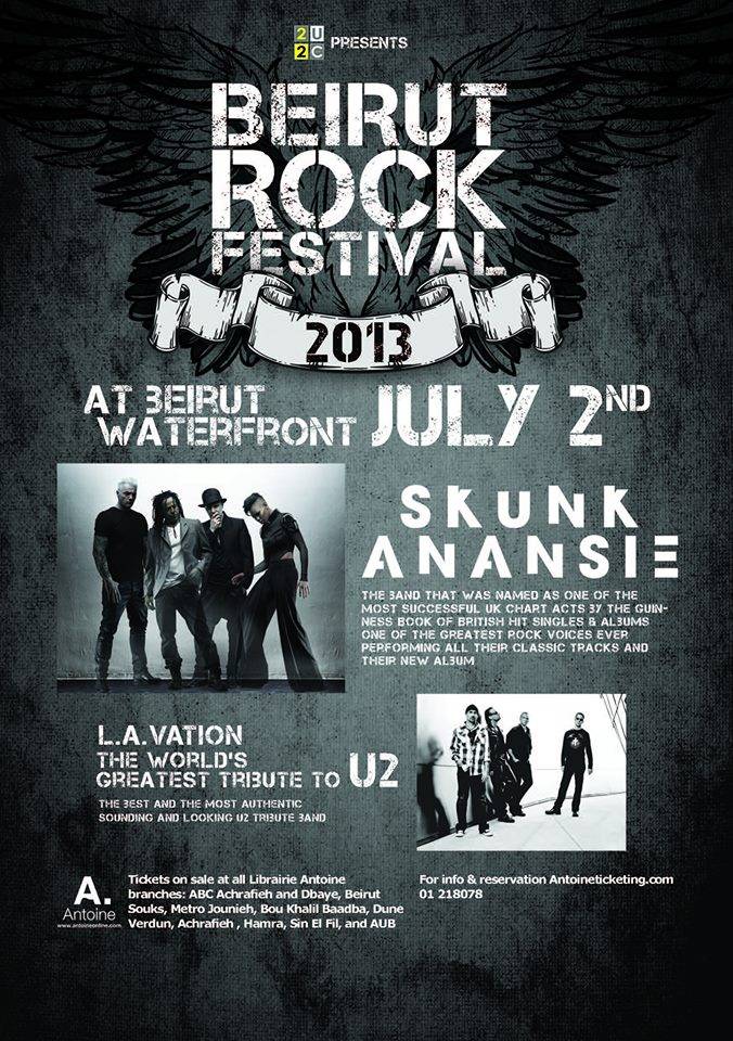 Beirut Rock Festival 2013 at Beirut New Waterfront