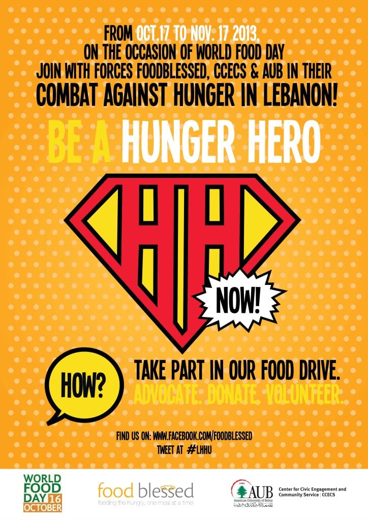 Be a Hunger Hero for FoodBlessed