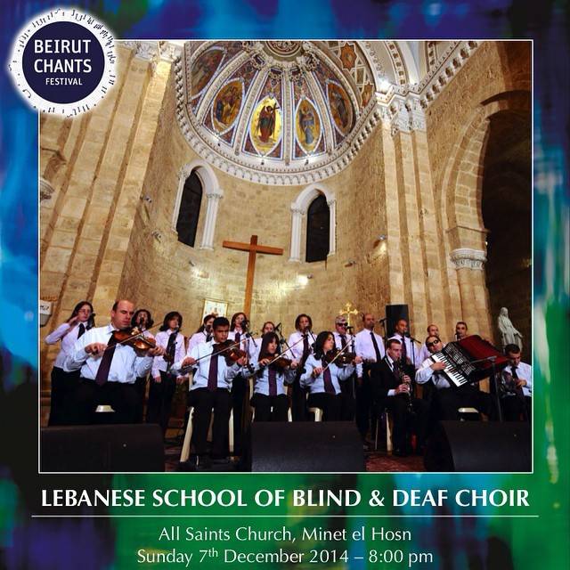 The Lebanese School of the Blind and Deaf Choir at the Beirut Chants ...