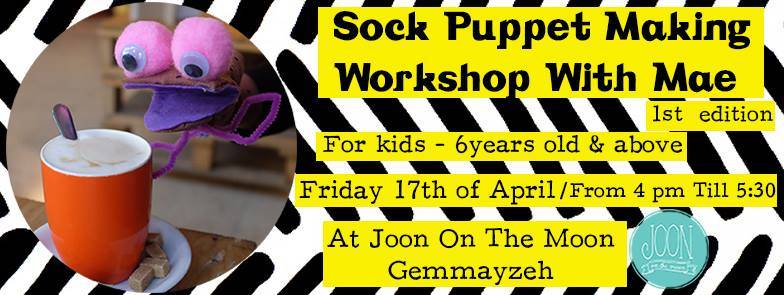 Sock Puppet Making Workshop with Mae