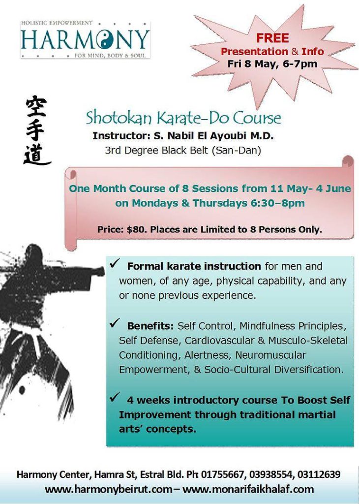Free Presentation and Talk by Shotokan Karate-Do