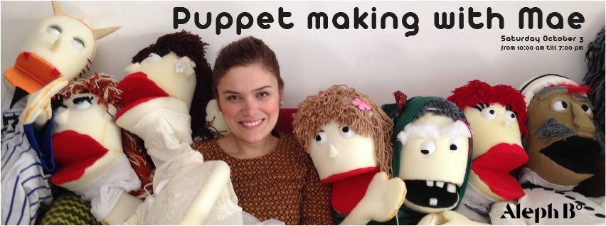 Puppet Making Workshop with Mae