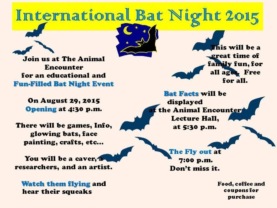 International Bat Night 2015 - Lebanon