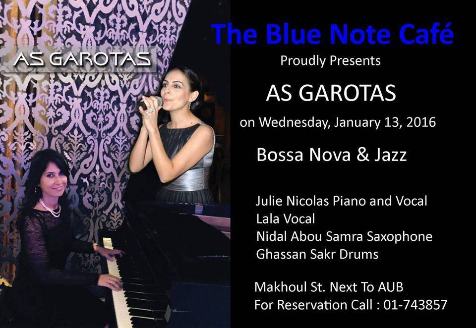 As Garotas at The Blue Note Cafe