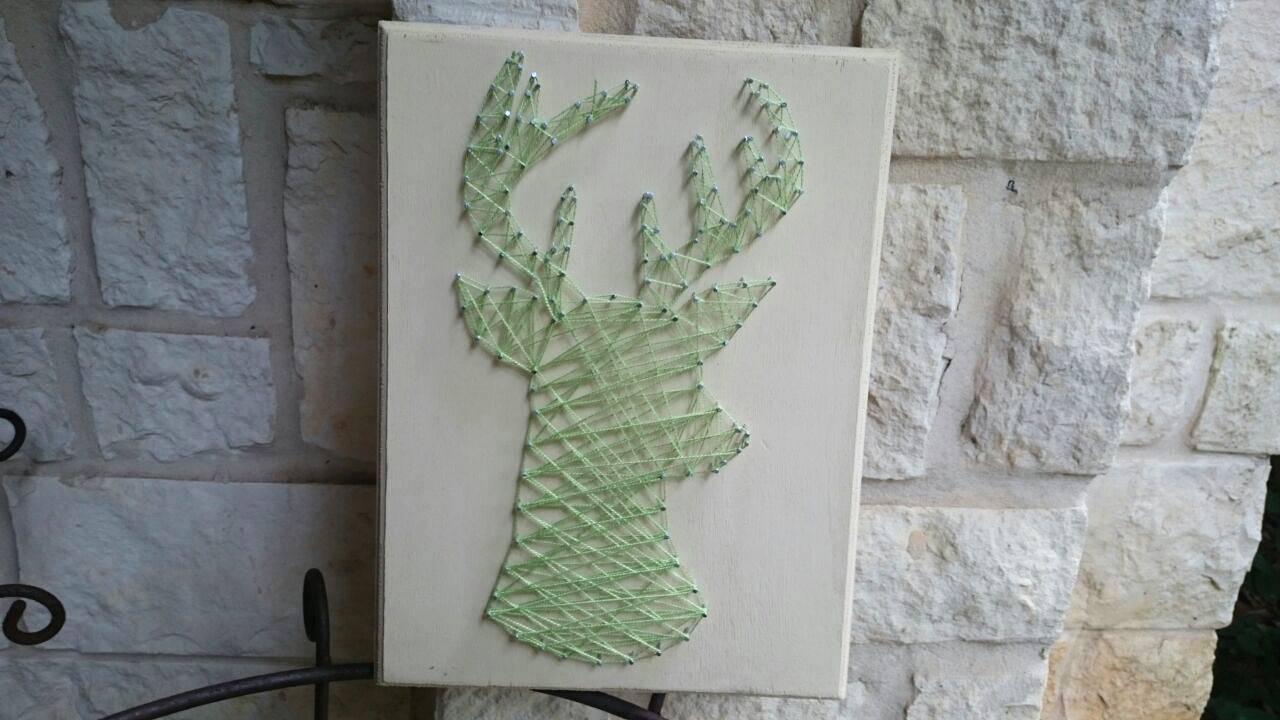Deer String Art