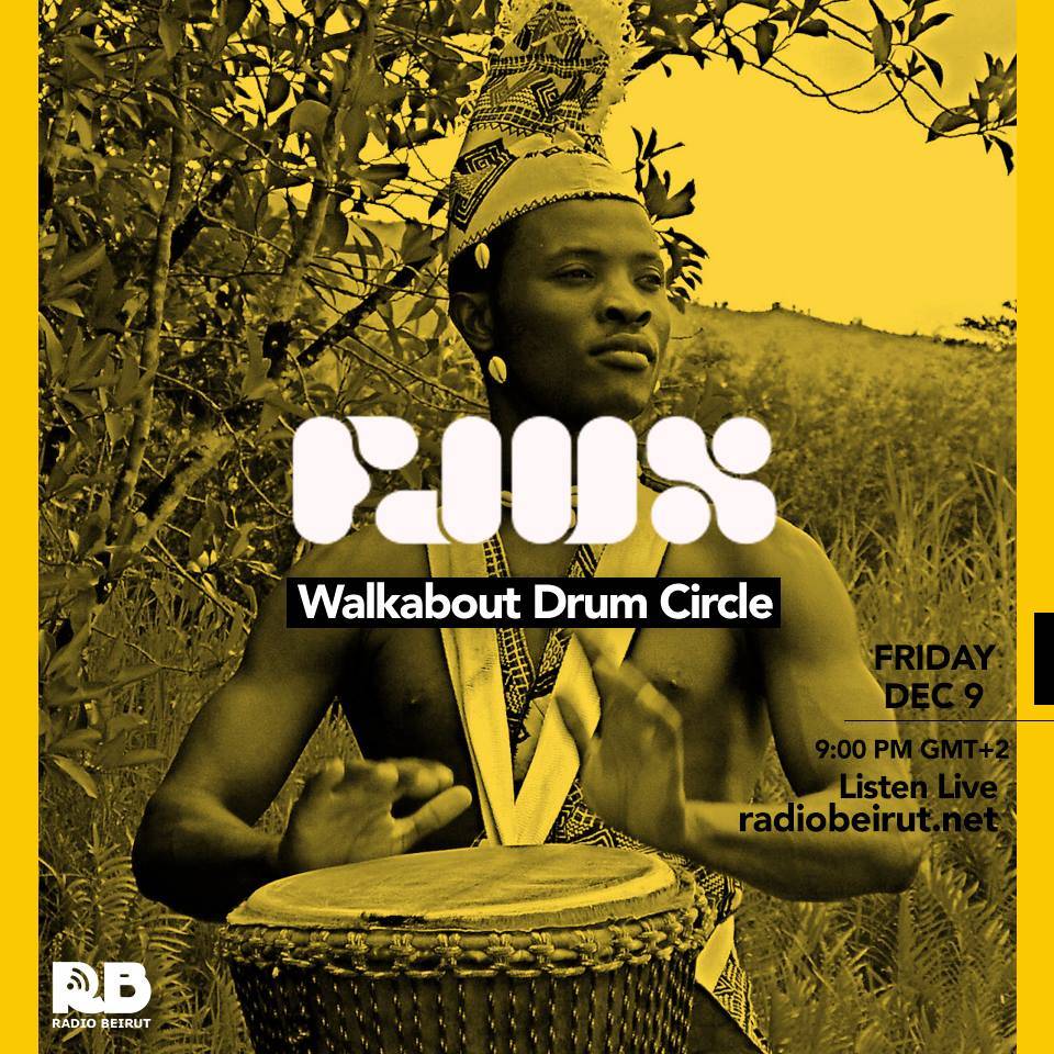 Flux Friday Walkabout Drum Party at Radio Beirut