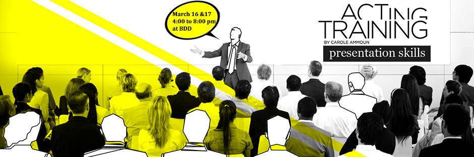 Acting Training for Presentation Skills