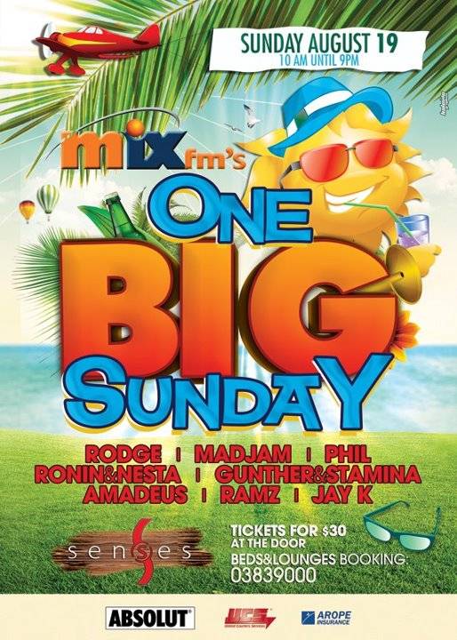 Mix FM's One Big Sunday at Senses