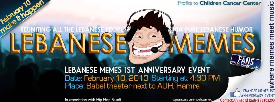 Lebanese Memes First Anniversary at Babel Theatre