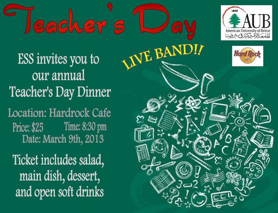 ESS Teacher’s Day at Hard Rock Cafe