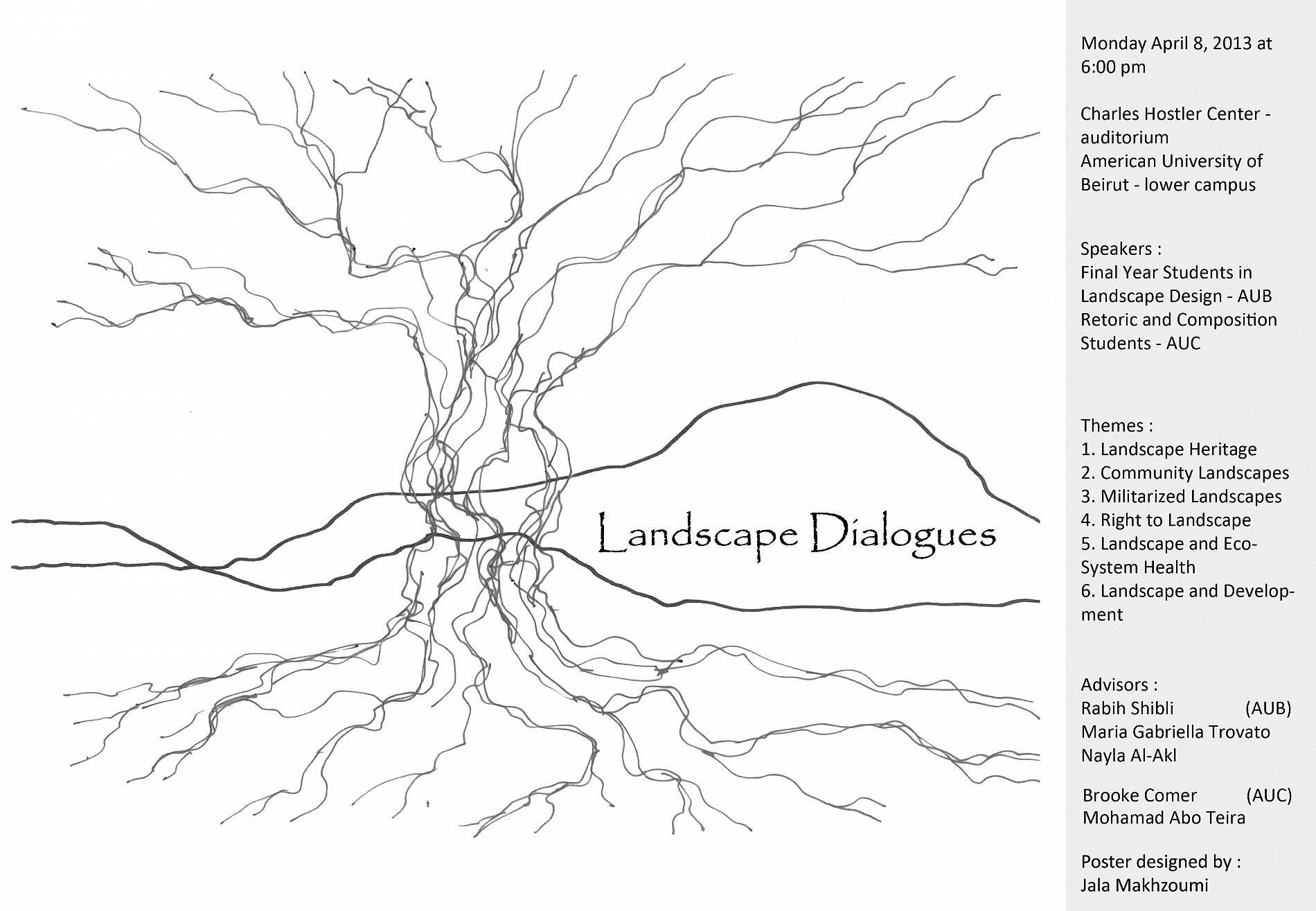Landscape Dialogues 2013 at AUB