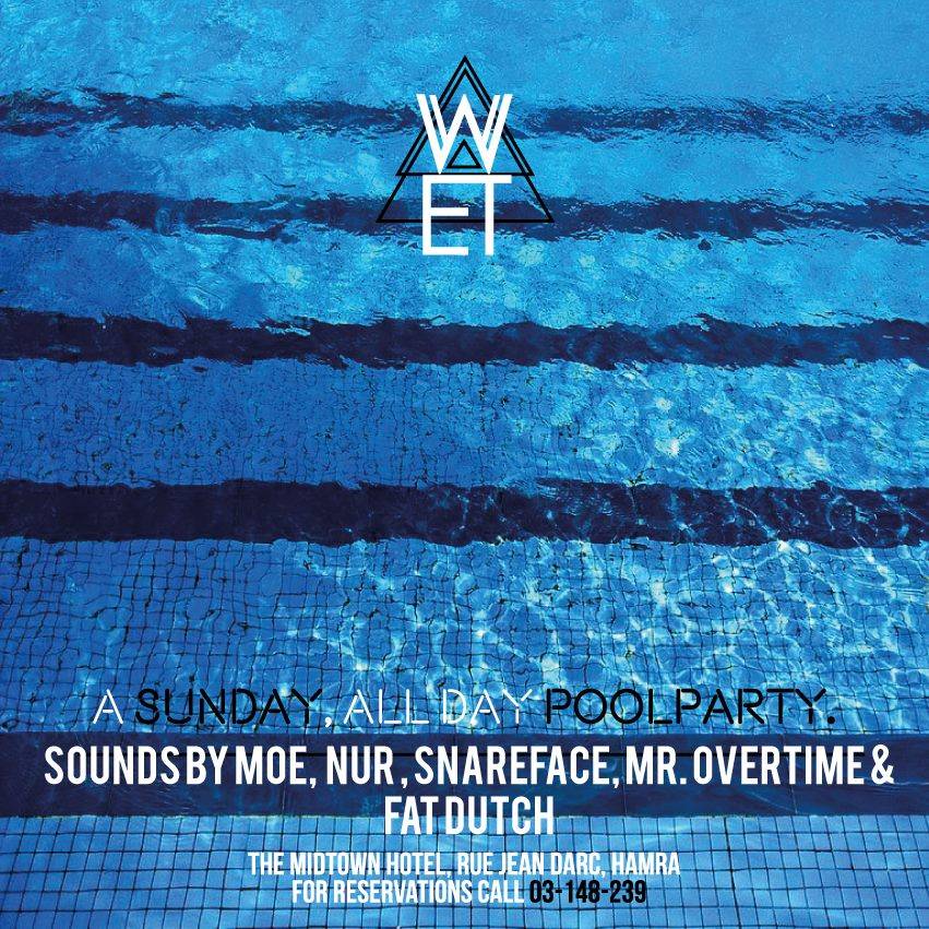 Wet Pool Party 2 at Midtown Hotel Rooftop
