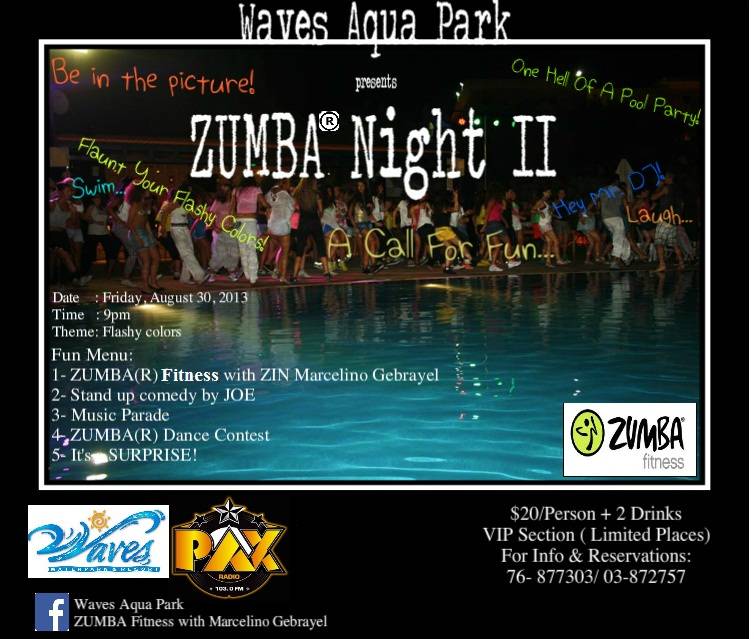 Zumba Night 2 at Waves