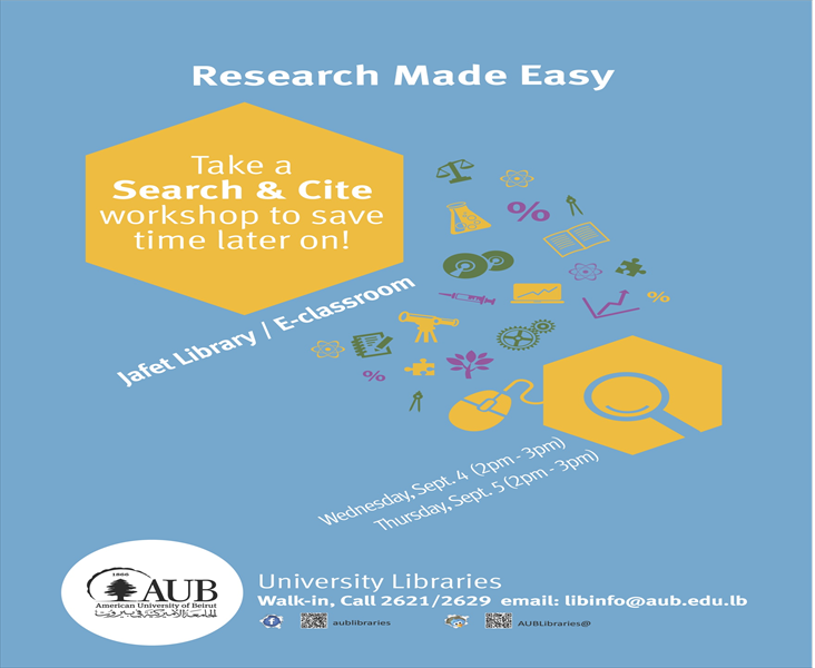 Research Made Easy at AUB