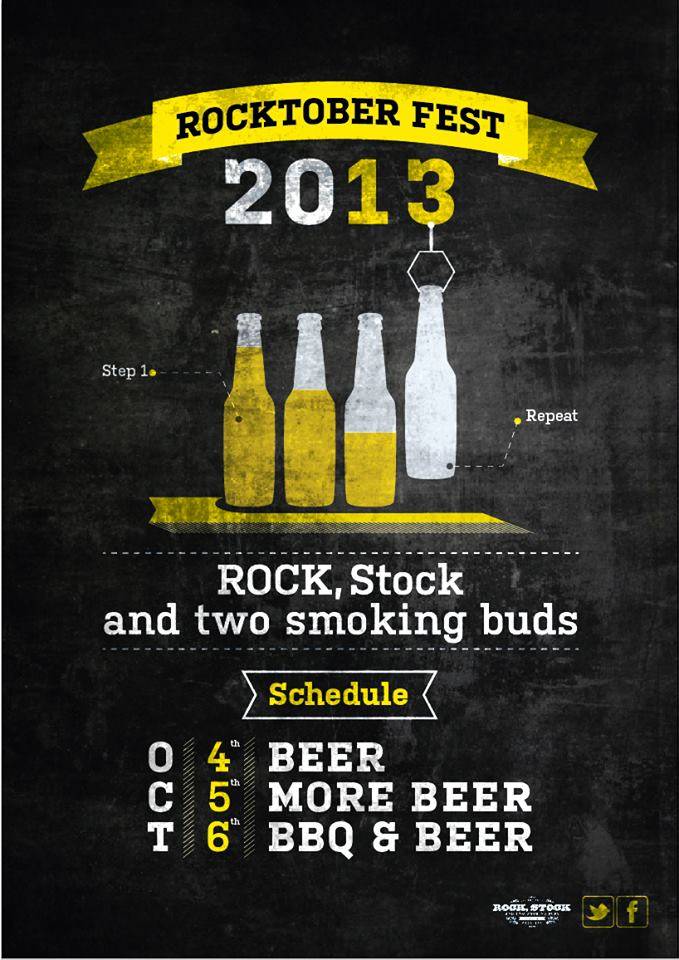 Rocktober Festival at Rock, Stock and Two Smoking Buds