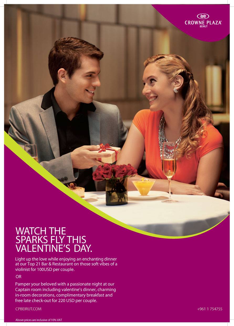 Valentine at Crowne Plaza