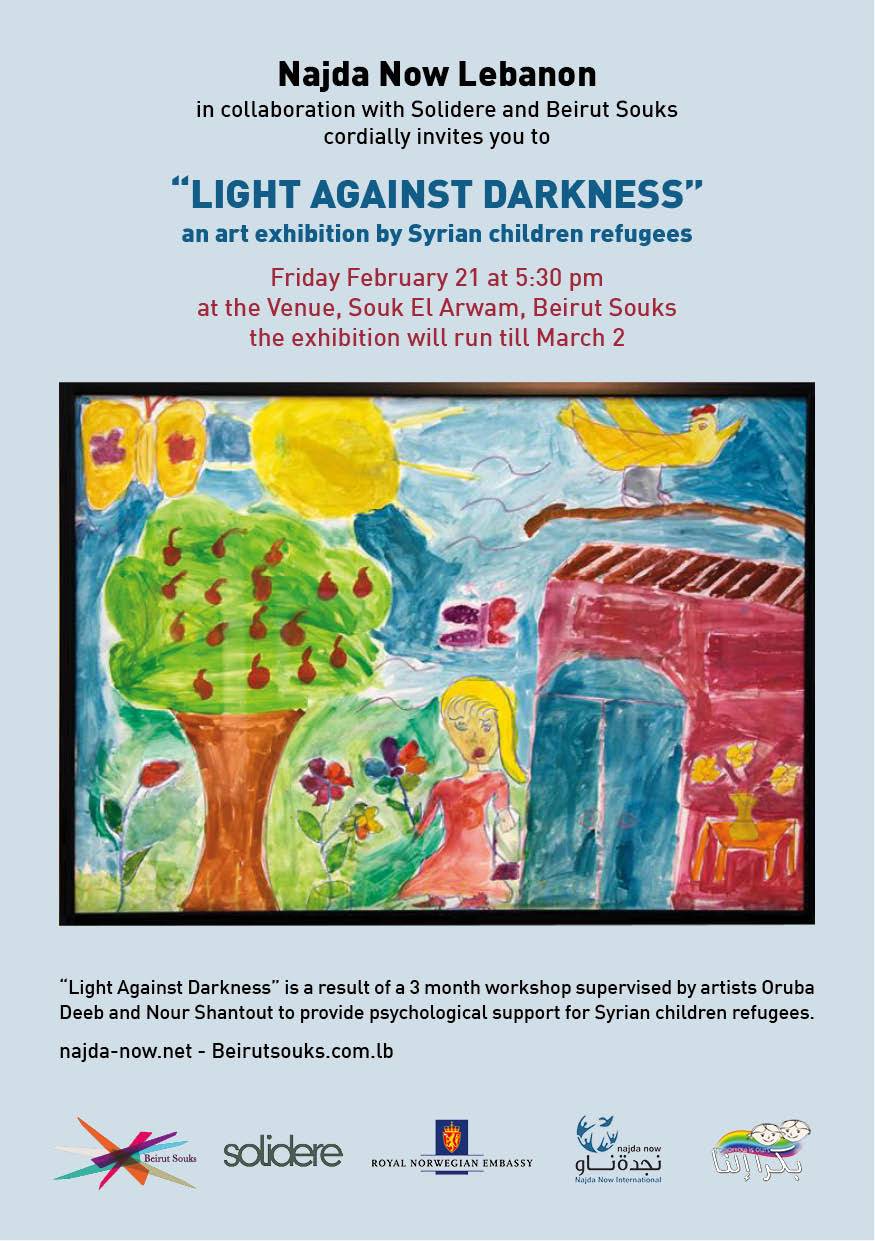 'Light Against Darkness' Exhibition at Beirut Souks