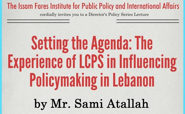 Setting the Agenda: The Experience of LCPS in Influencing Policymaking ...