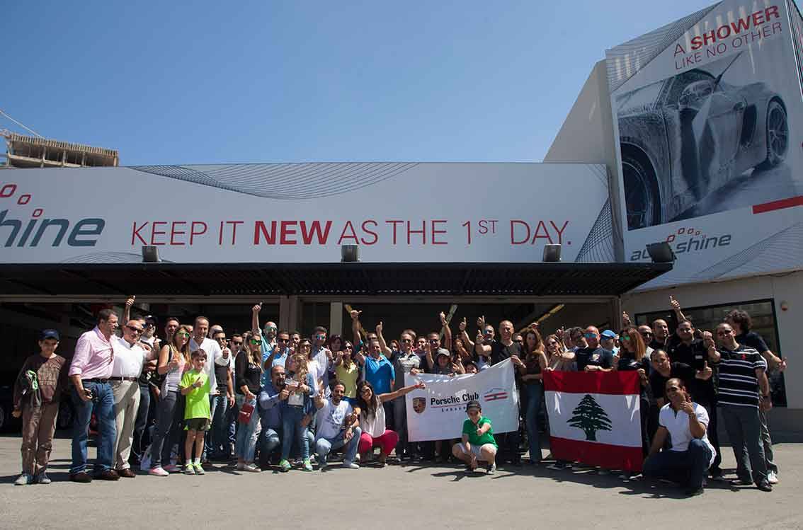 Auto Shine Welcomes Porsche Club Lebanon