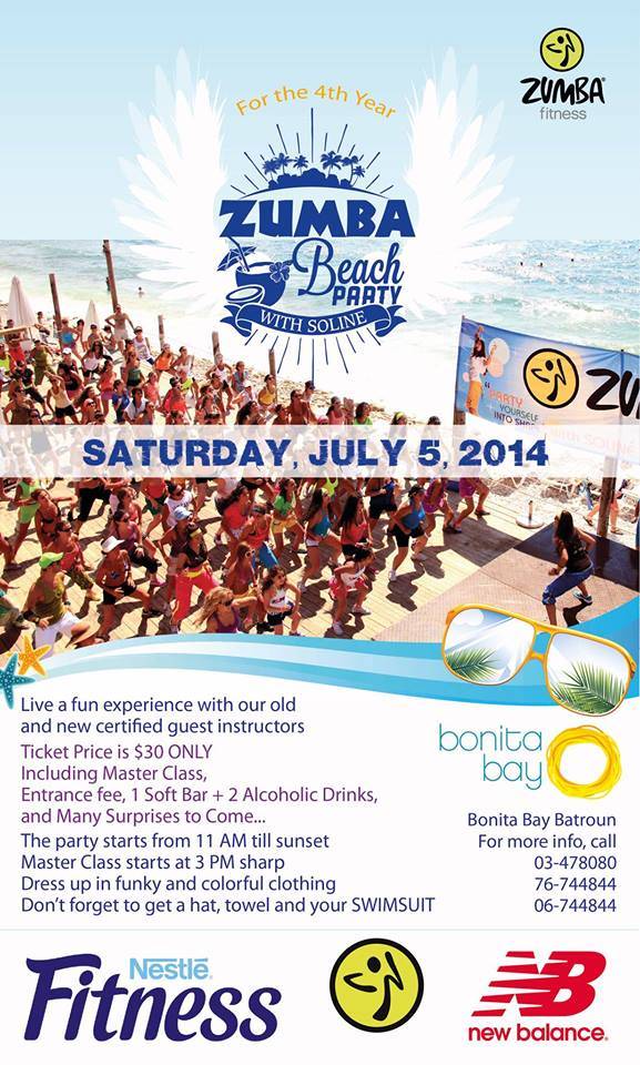 Zumba Beach Party at Bonita Bay