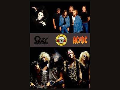 Guns n Roses , AC/DC, and Ozzy tribute