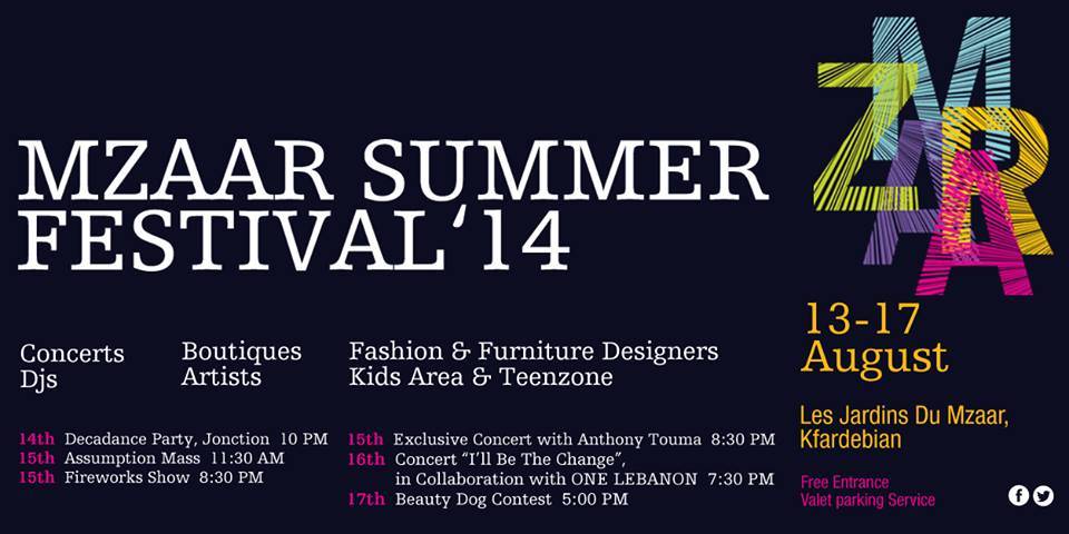 Mzaar Summer Festival 2014