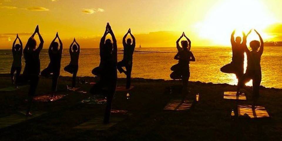 Beach Sunset Yoga Class