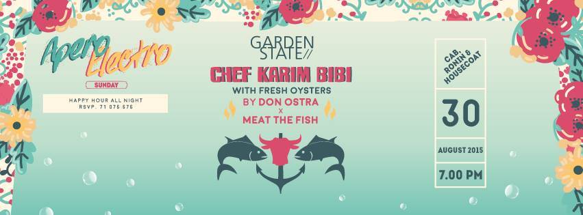 Chef Karim Bibi and Don Ostra at Apero Electro - GardenState