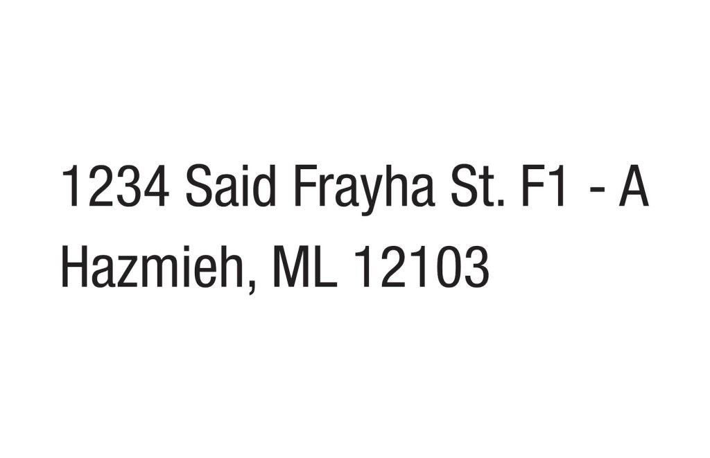 Finally, Official Street Addresses Exist In Lebanon