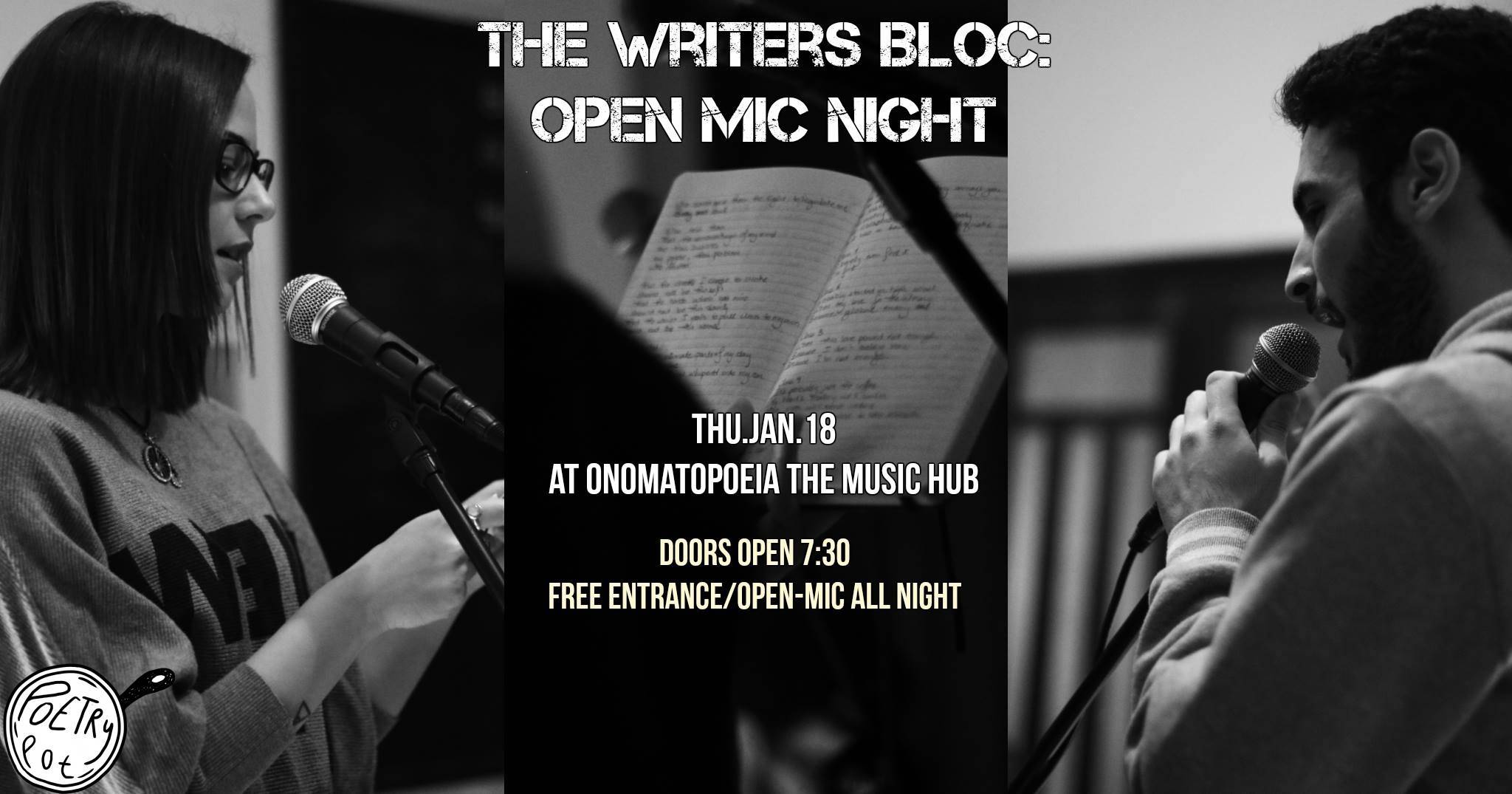 The Writers Bloc: Open Mic Night