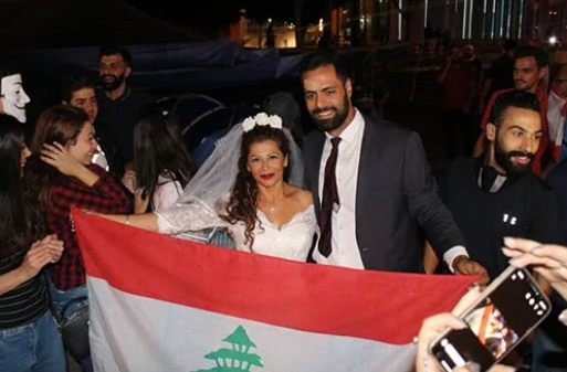 Icon Of The Lebanese Revolution Gets Married In Riad El Solh