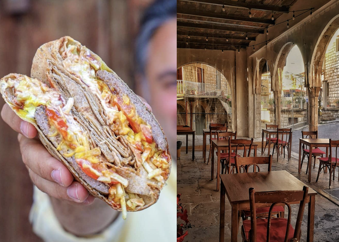 Saj Burgers And "Tawle" In Beit Chabab's Old Souk