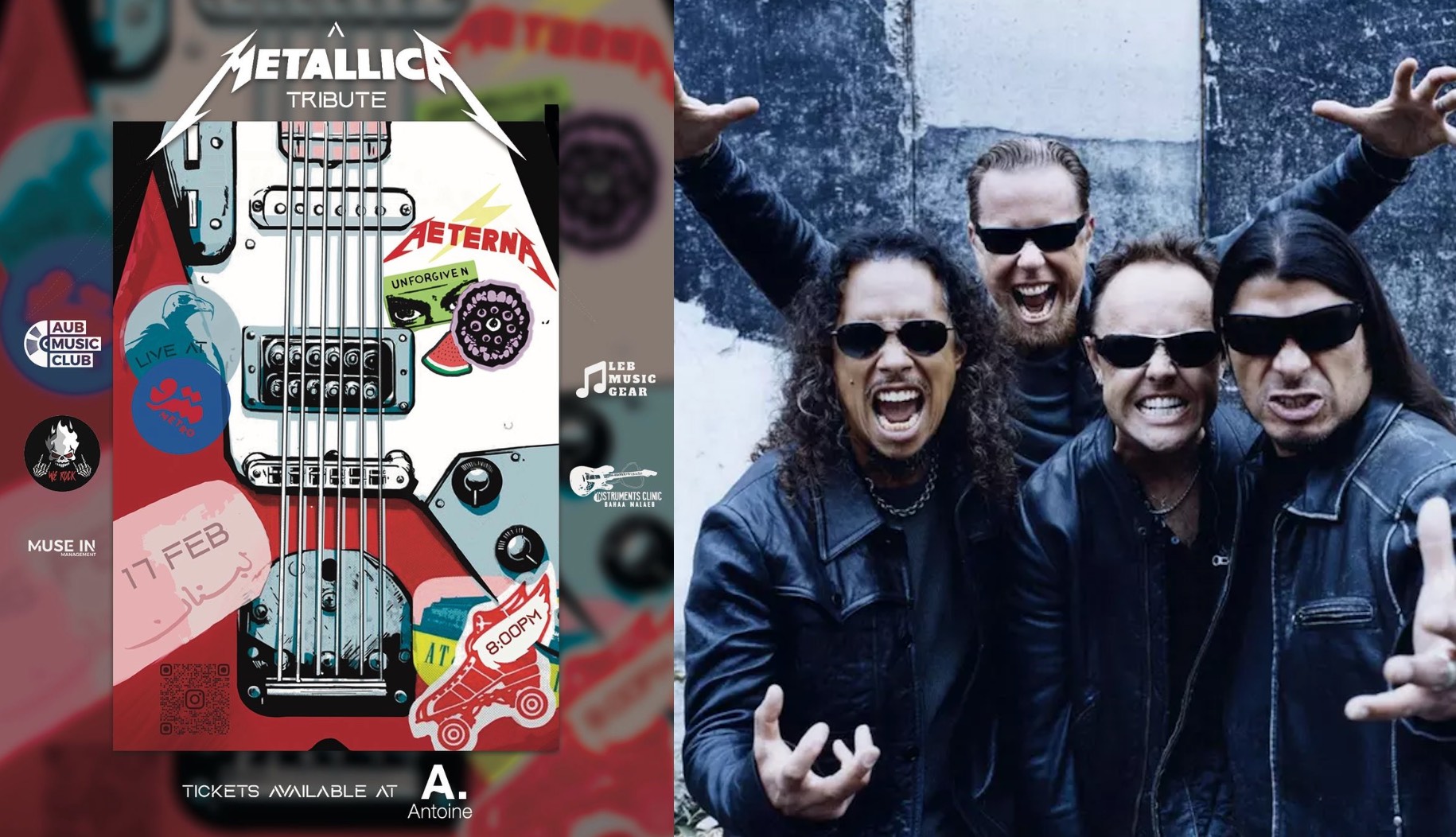 Metallica Tribute Night To Raise Donations For Children In Gaza ...