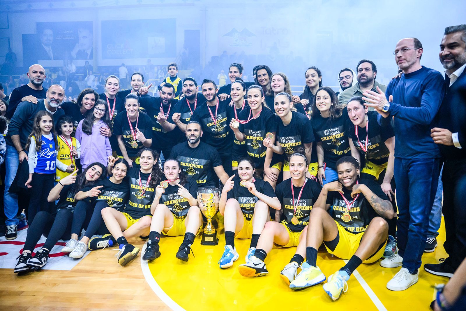 Al Riyadi Womens Team Takes Home The Gold! » Beirut.com