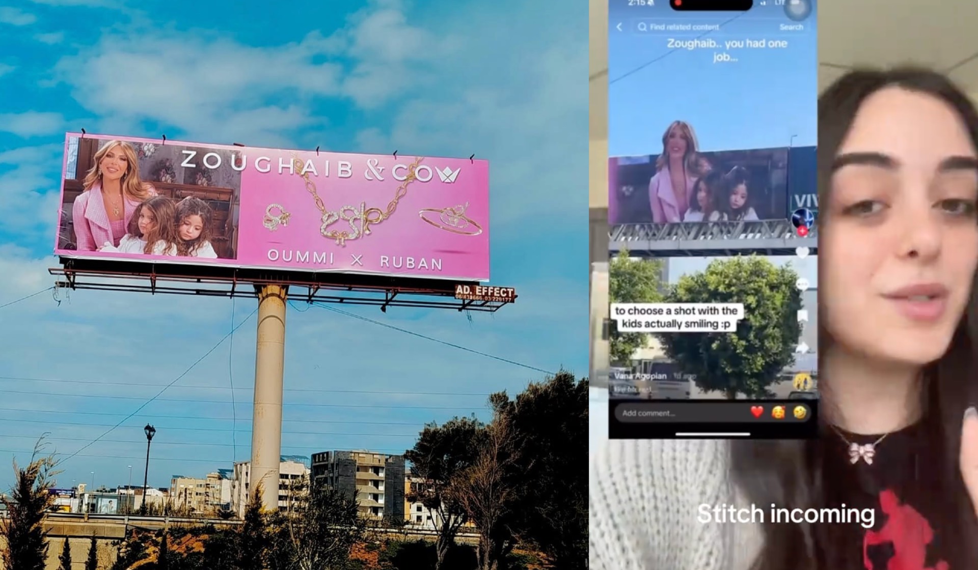 Zoughaib Caught in TikTok Drama Over Mother's Day Billboard » Beirut.com