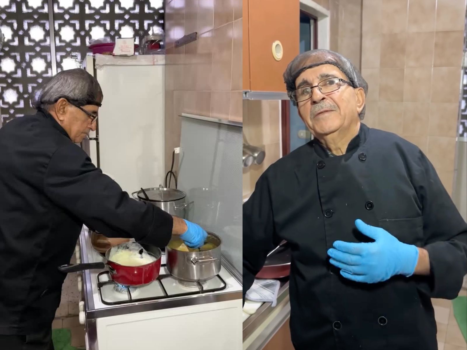 This 75-Year-Old 3ammo Is Making Delicious Meals From His Home Kitchen ...