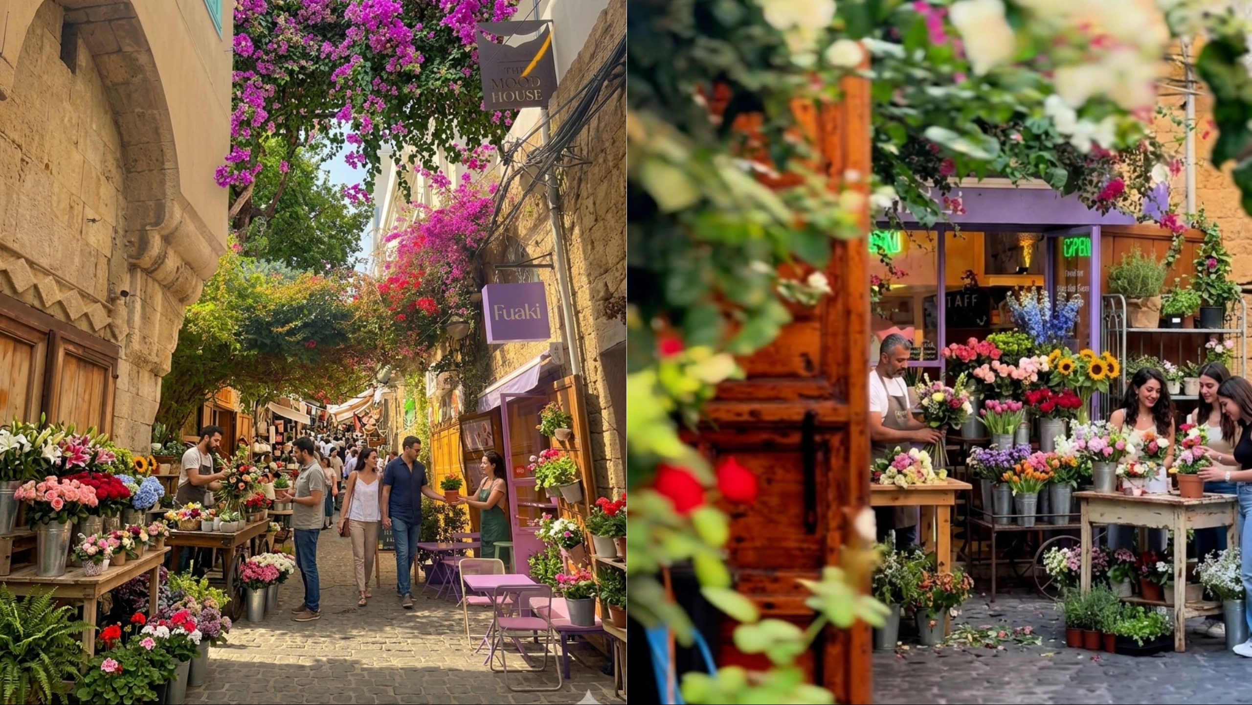 A Flower Market Is Taking Over Batroun’s Old Souk This Weekend » Beirut.com